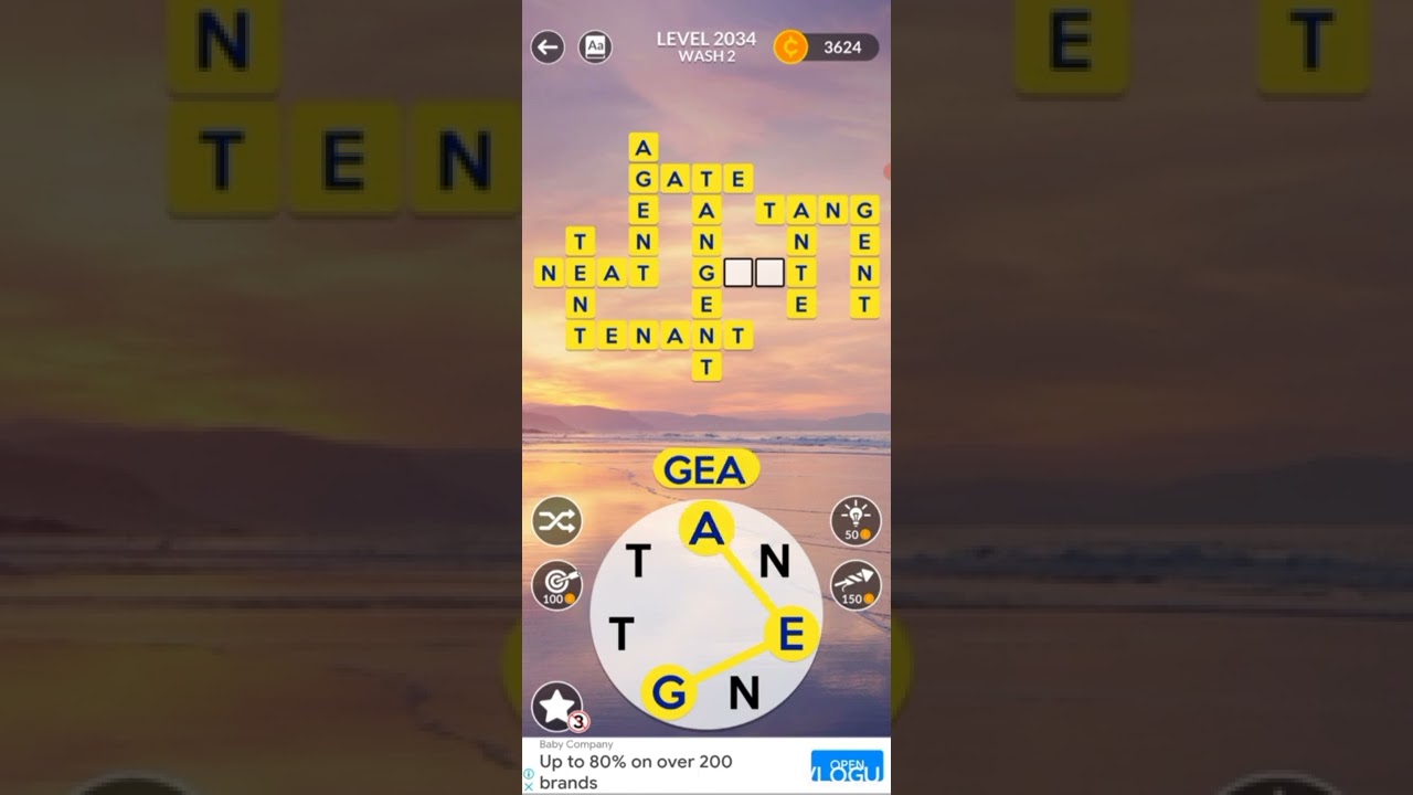 Wordscapes level 2030 to 2039 #wordscape - YouTube