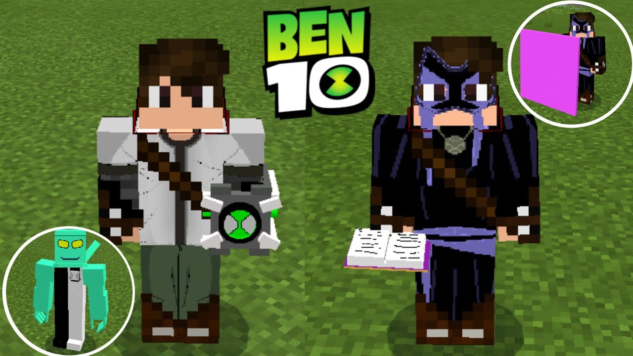 NOVO ADDON/MOD DO BEN 10 NO MINECRAFT PE ! - YouTube
