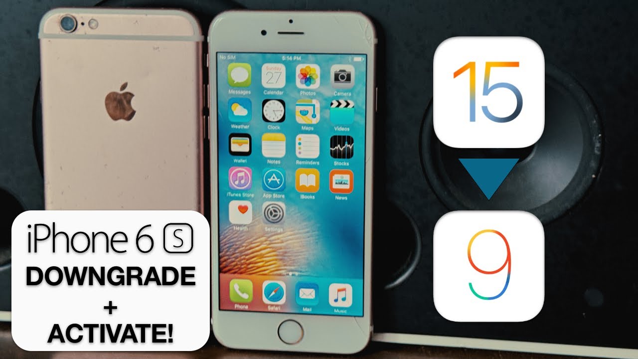 How To DOWNGRADE iPhone 6s from iOS 15 to iOS 9 in 2025! - YouTube