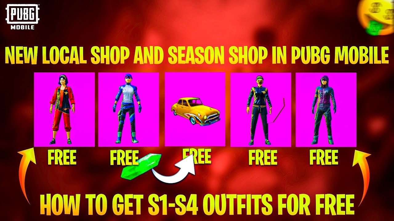 New Local Shop In Pubg Mobile | New Season Shop 😍 | How To Get Free ...