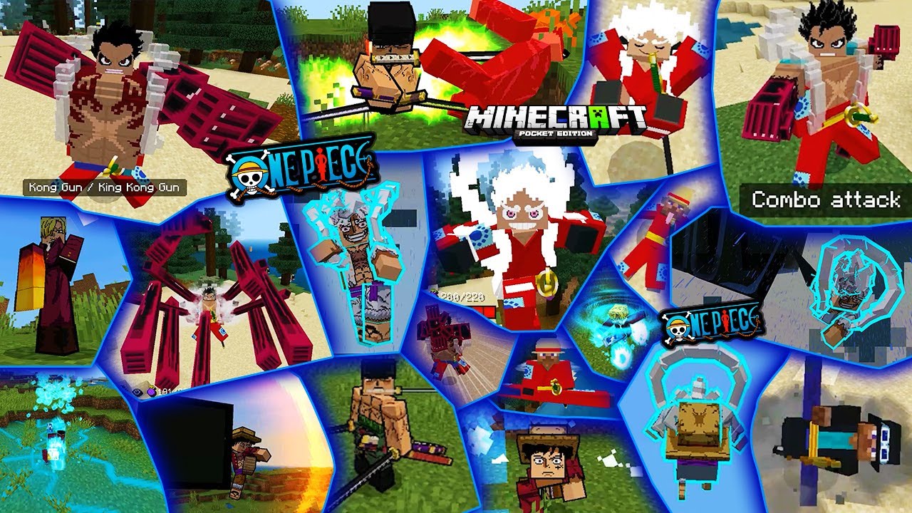 INSTALL THESE EPIC ONE PIECE MODS FOR MINECRAFT PE 🔥| MCPE (1.21 ...