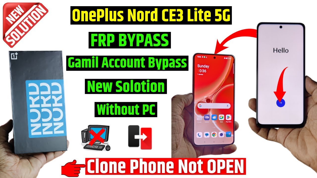 All Oneplus Devices FRP Bypass | Clone Phone Not Open | Oneplus Nord ...
