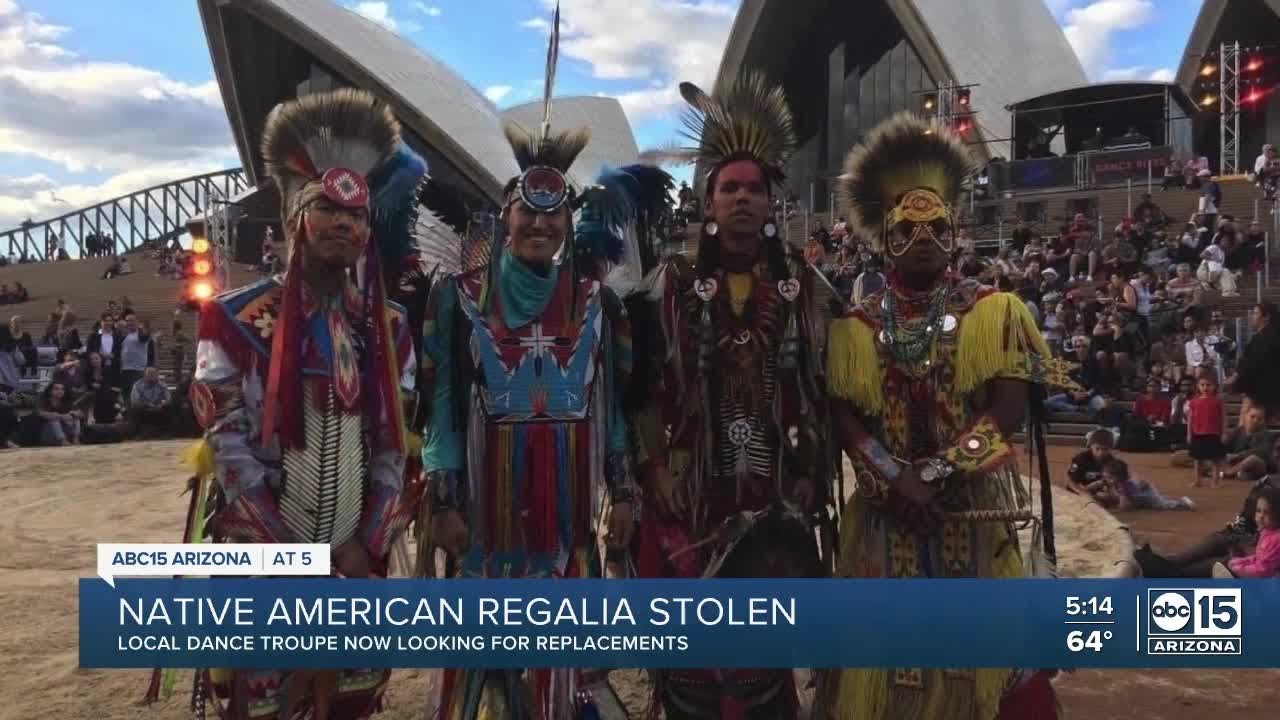 Native American regalia stolen in California - YouTube