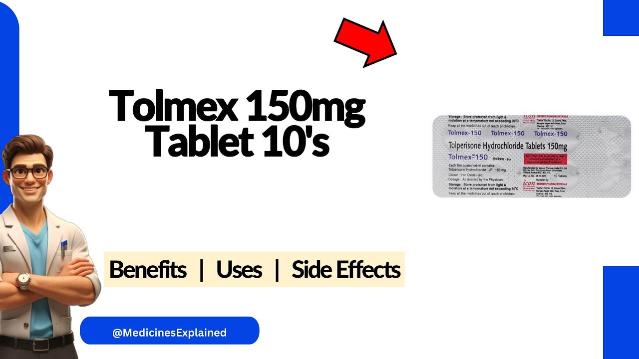 Tolmex 150mg Tablet - Uses, Side Effects & Dosage - YouTube