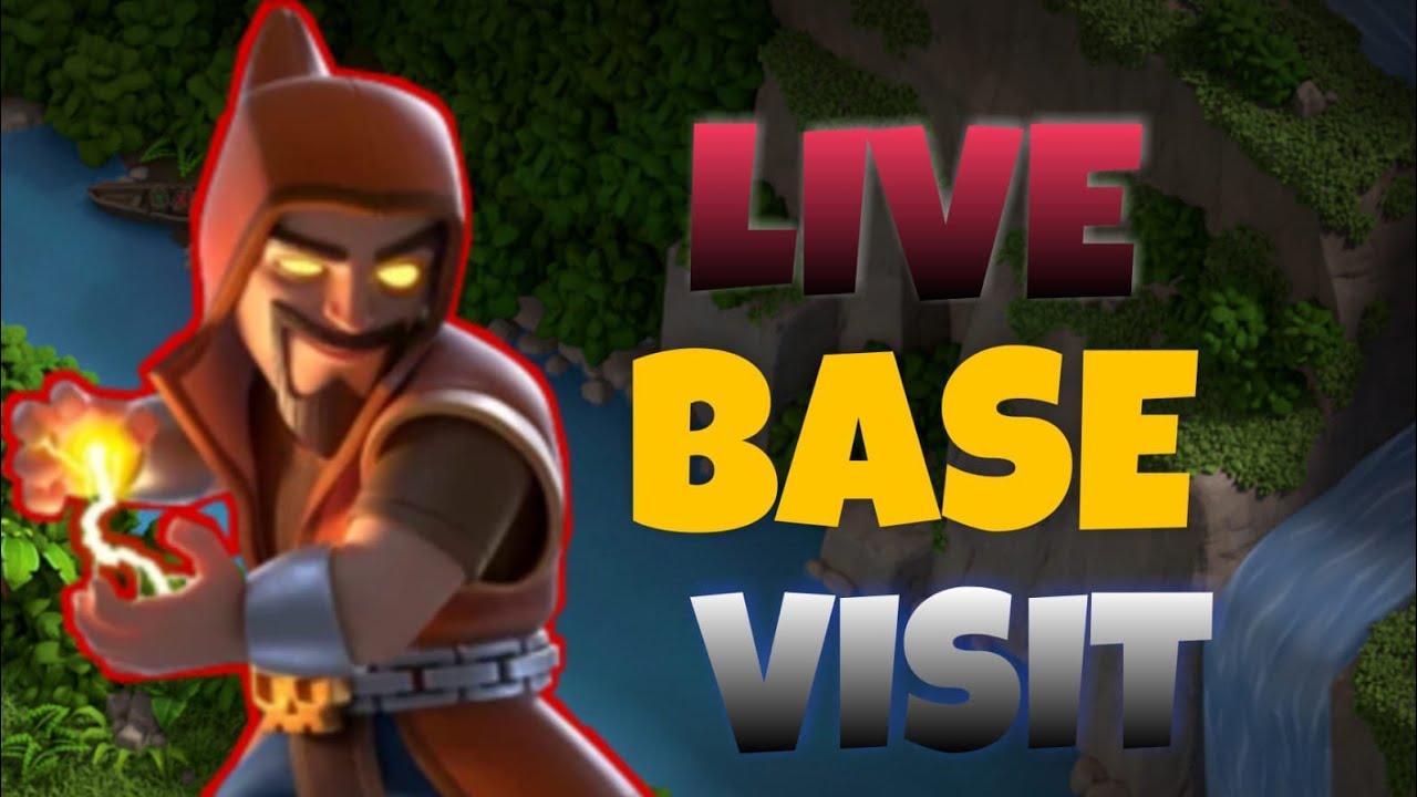 Coc Live || Let's Visit Your Base On Coc Live Stream || Clash of clans ...