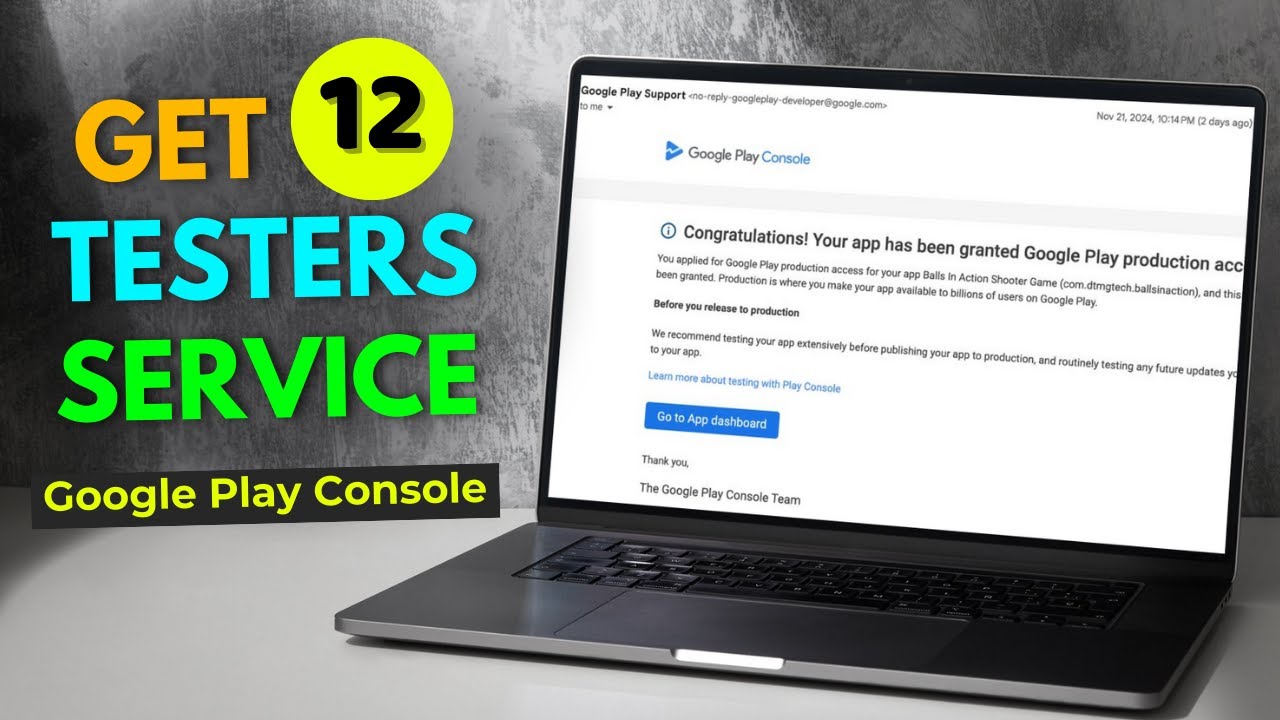 12 testers Google Play Console | App Testing Service Google Play ...