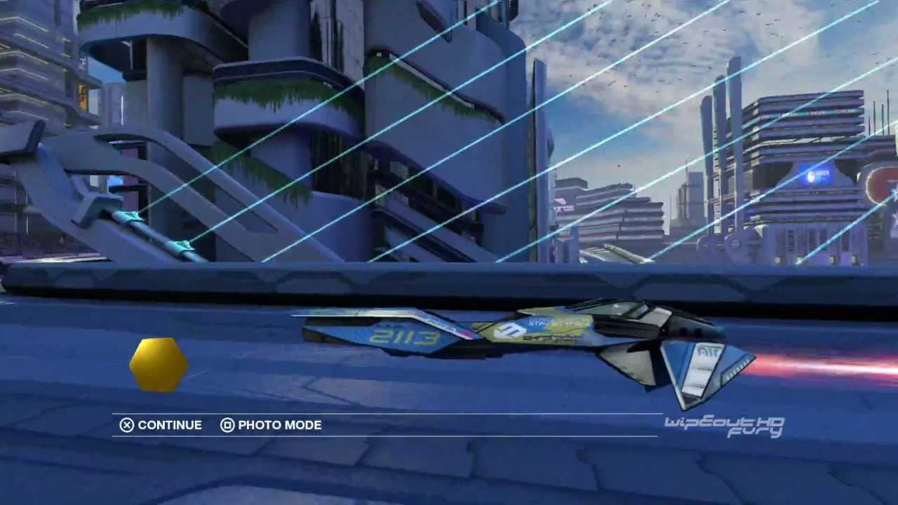 Wipeout HD Fury - Native 1080p 30fps 30Mbps Quality Test (gameplay ...