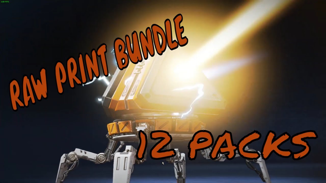 Apex Legends ''RAW PRINT APEX PACK BUNDLE'' (12 Packs) - YouTube