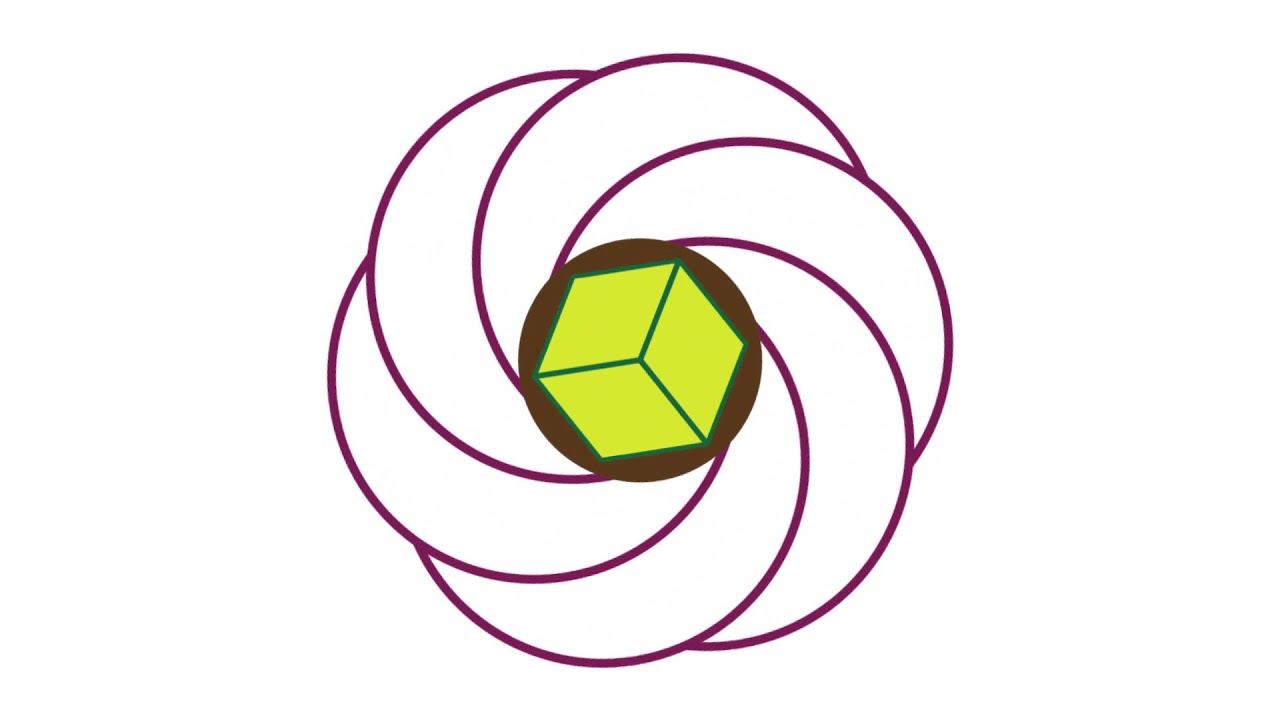 Red Galactic Moon Spinning Crop Circle - YouTube