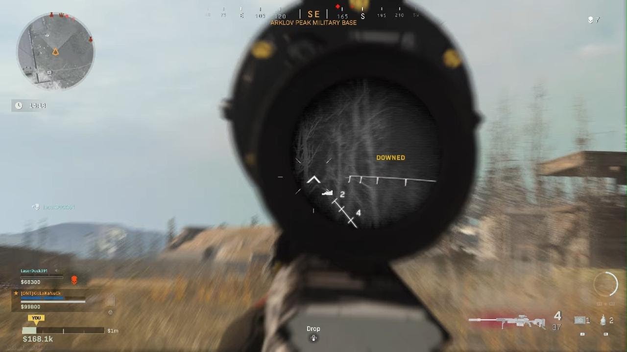 COD Modern Warfare INSANE Mid Air Sniper Kill - YouTube