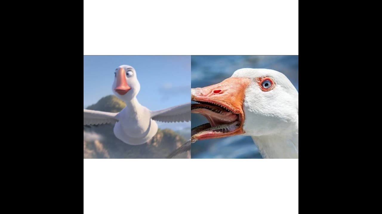 Duck duck goose characters in real life - YouTube