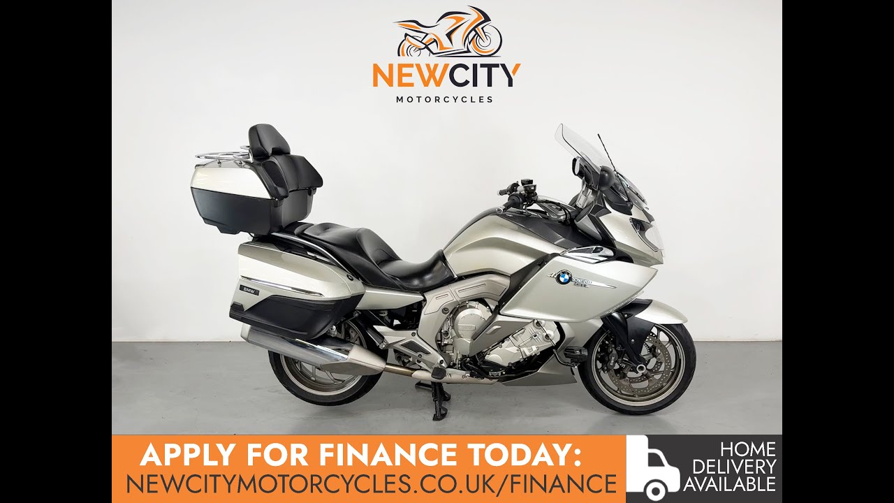 BMW K 1600 GTL Silver 54341 Miles Used - YouTube