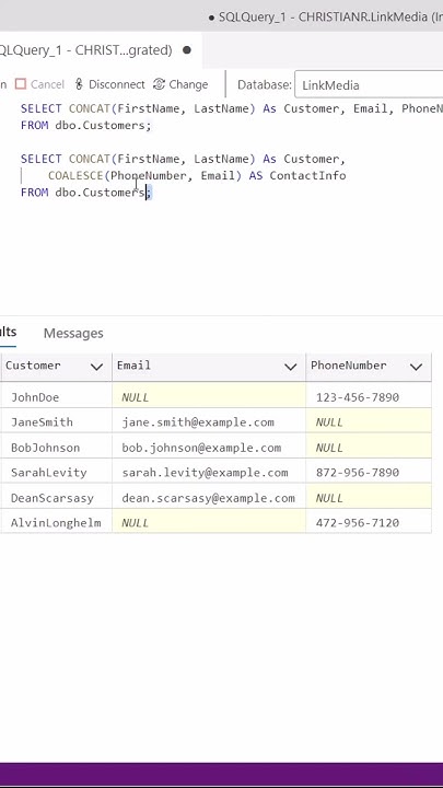 COALESCE in SQL: Handling NULL Values Like a Pro #shorts #shortvideo # ...