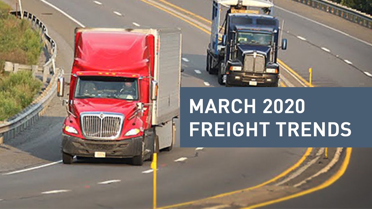 March 2020 Trucking & Freight Update - YouTube