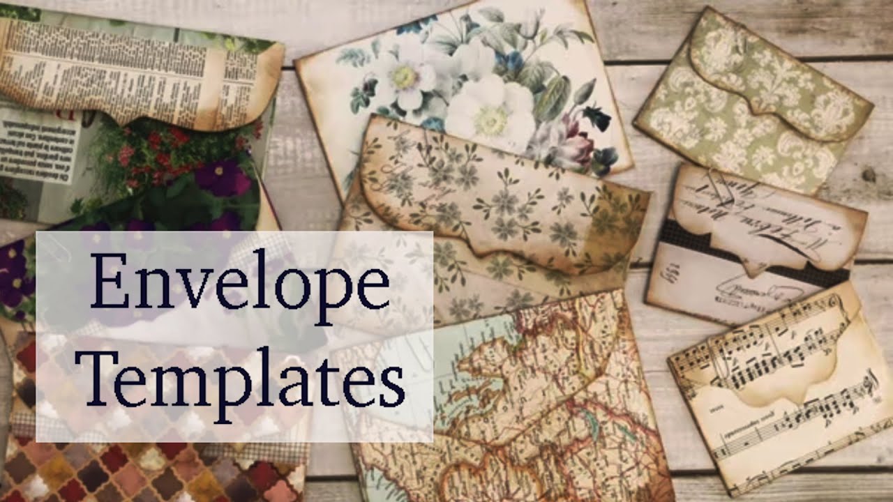 How to make TEMPLATES to create CUSTOM ENVELOPES | JJ#184 - YouTube