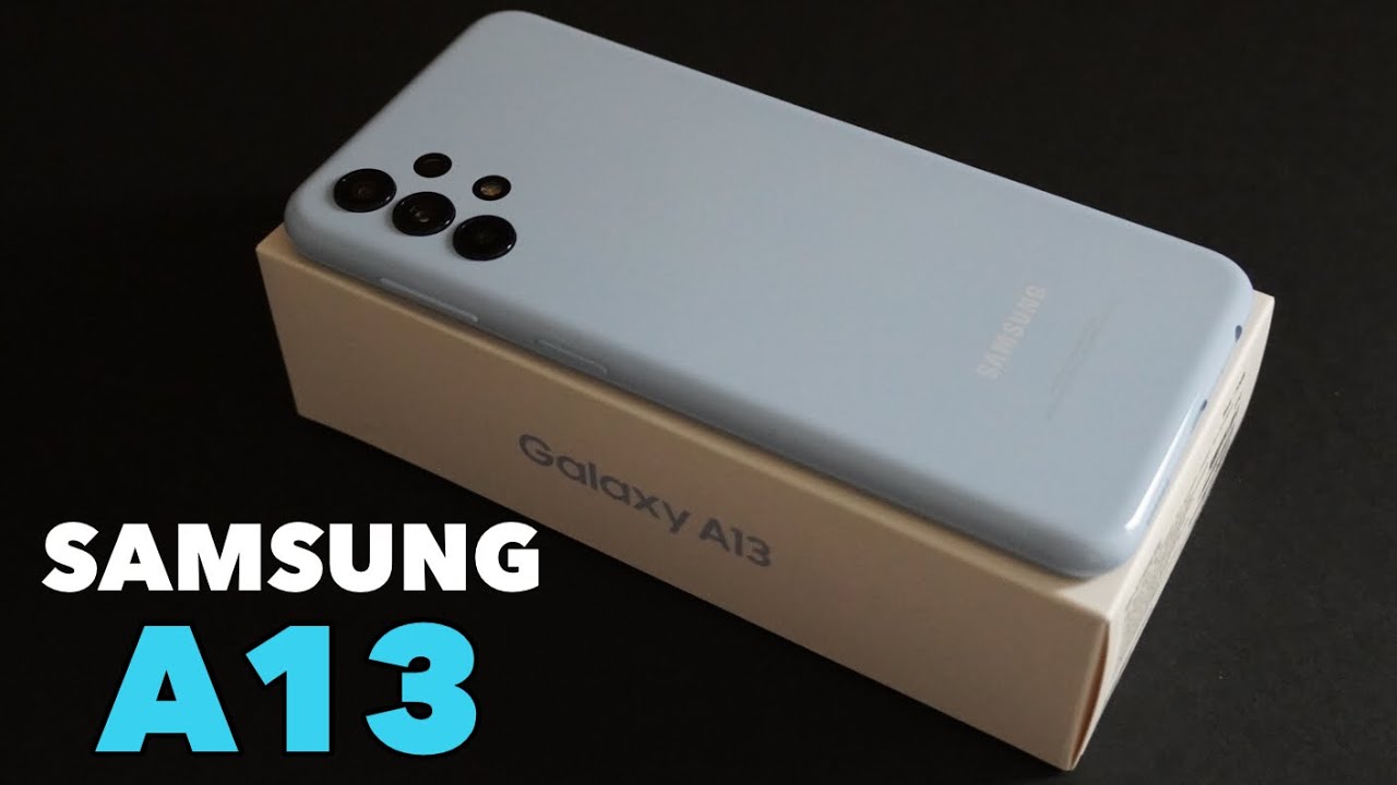 Unboxing SAMSUNG A13 - Blue - YouTube