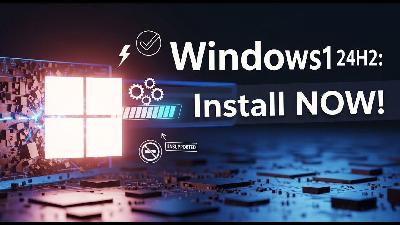 ⭐ Windows 11 24H2 Install Process 🛡️ Windows 11 24H2 Installation Step ...