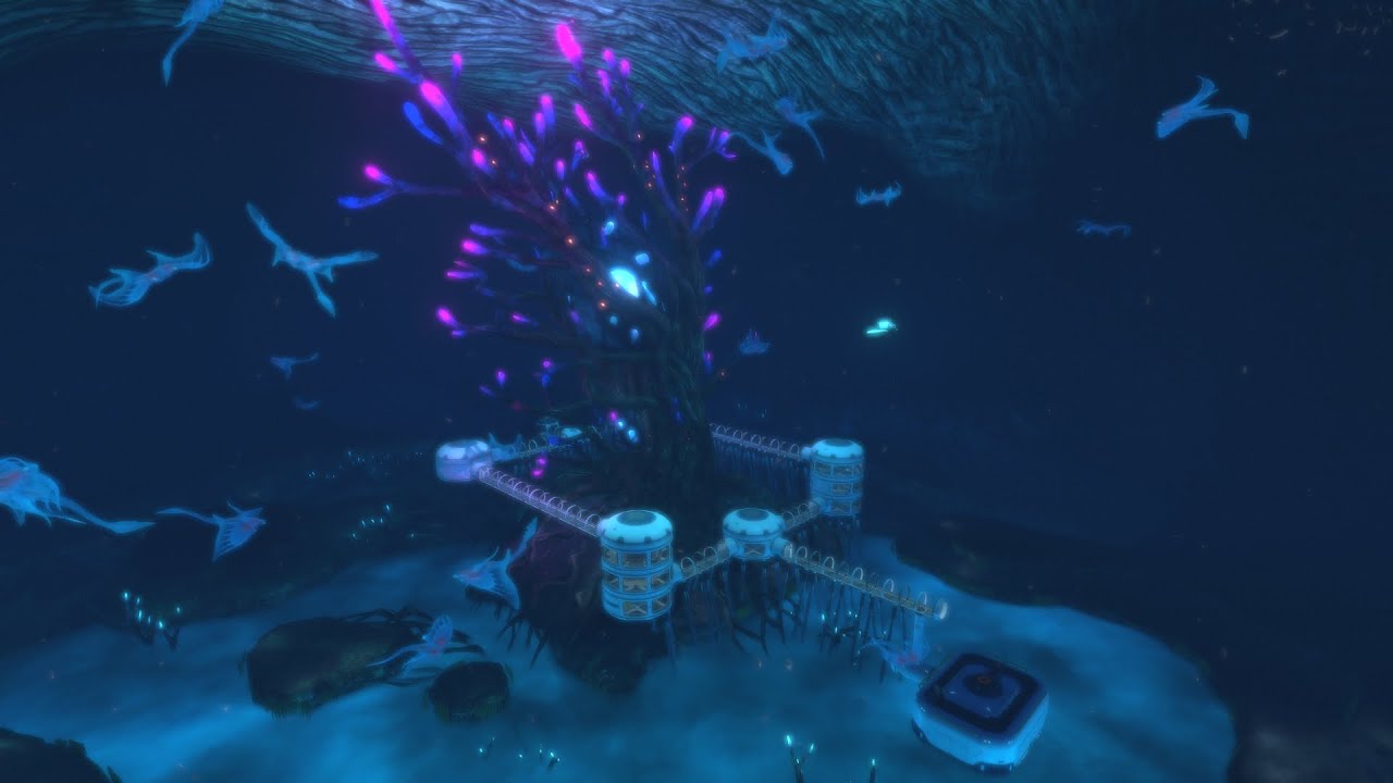 Subnautica - Giant Cove Tree Base - YouTube