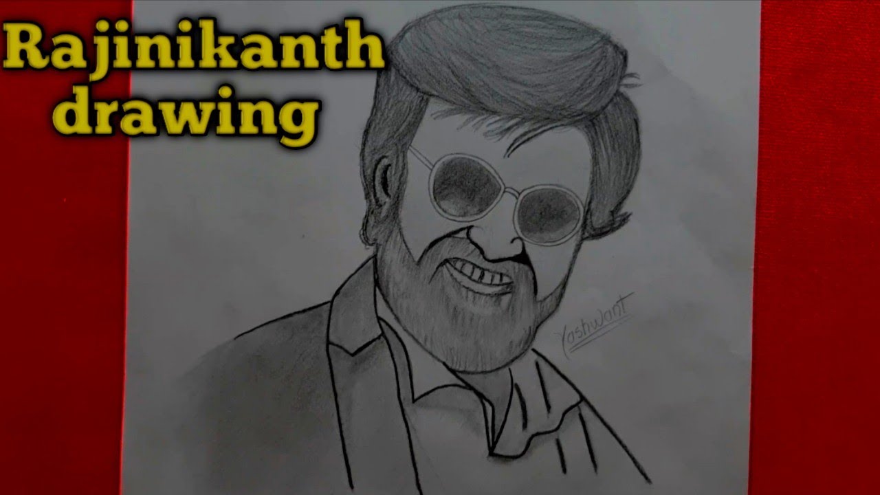 Drawing of rajnikanth .🔥🔥( kabali ) .🔥🔥 - YouTube
