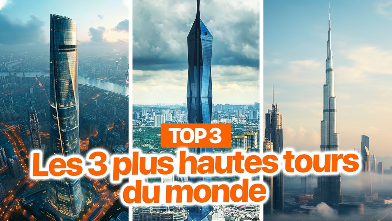 Les 3 plus hautes TOURS du monde 🗼 - YouTube