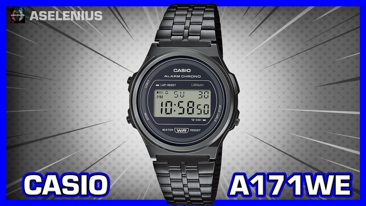 Casio Vintage A171 - cheap watch - minimum features - GREAT look - YouTube