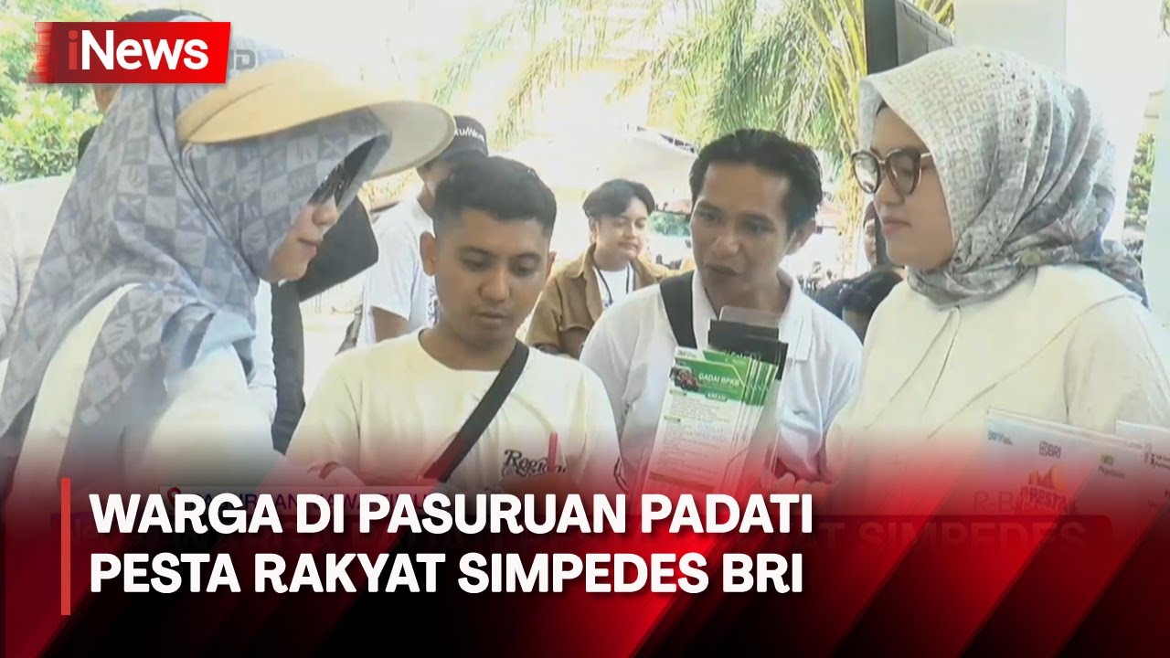 Warga di Pasuruan Padati Pesta Rakyat Simpedes BRI - YouTube