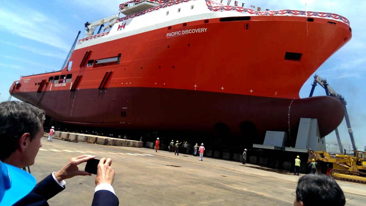 Pacific Discovery launching.mp4 - YouTube