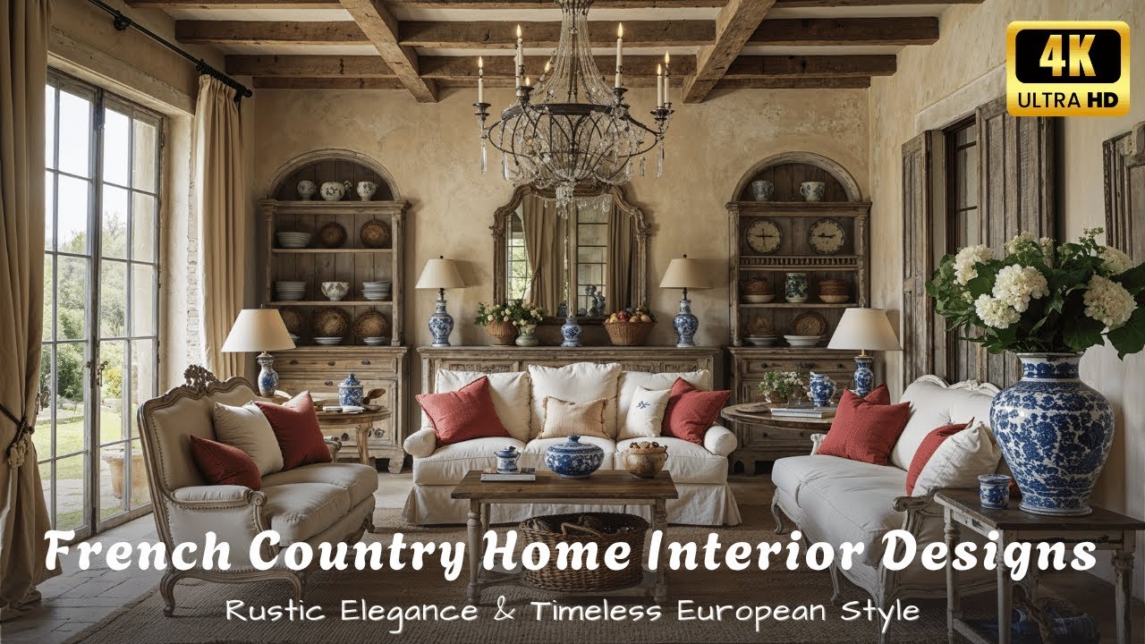 French Country Home Interior Designs | Rustic Elegance & Timeless ...