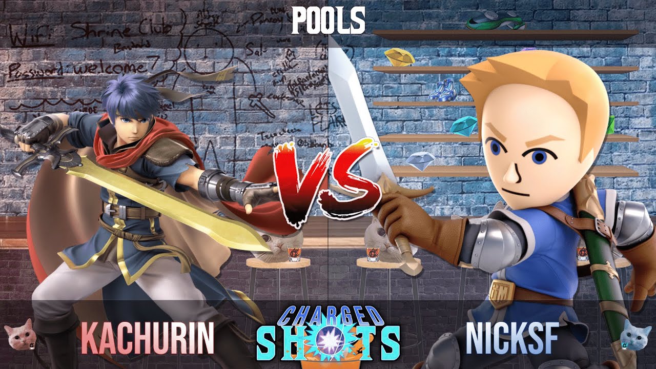 CSHOTS # 01 | Kachurin (Ike) vs NickSF (Mii Swordfighter) | Pools ...