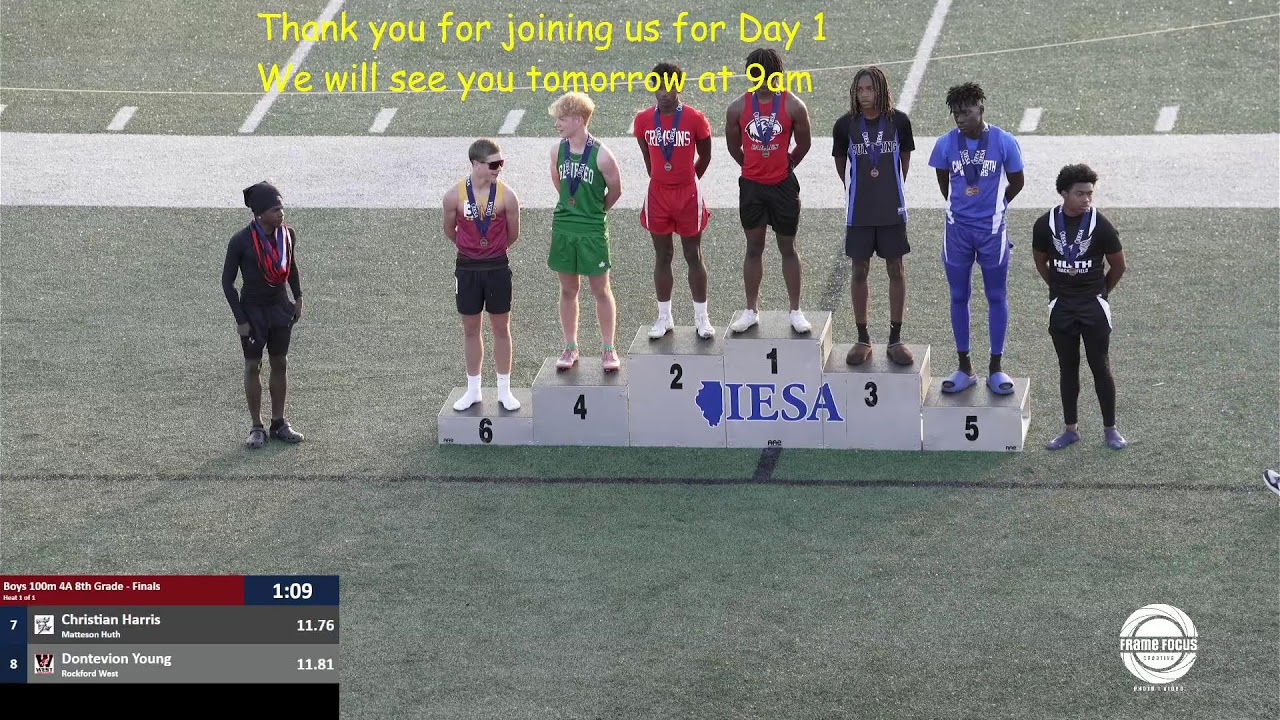 2025 IESA State Track & Field Championships (Running Events) - YouTube