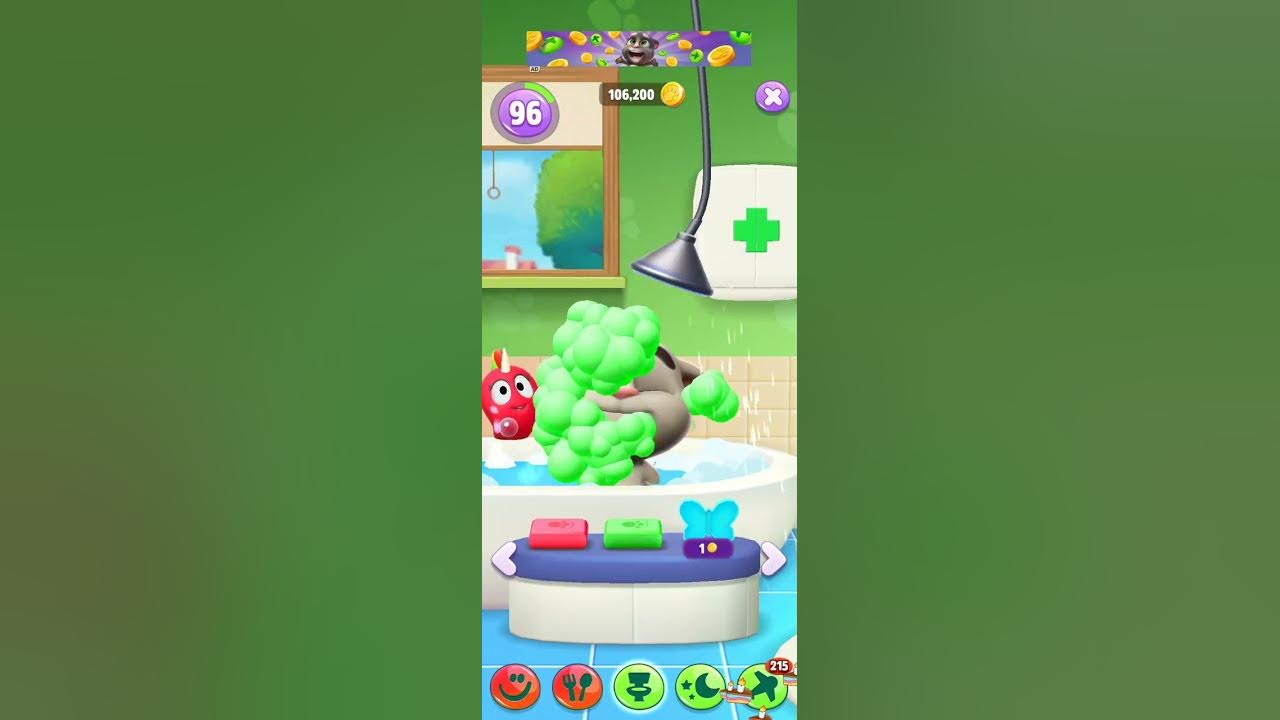 my talking tom 2 game play - YouTube