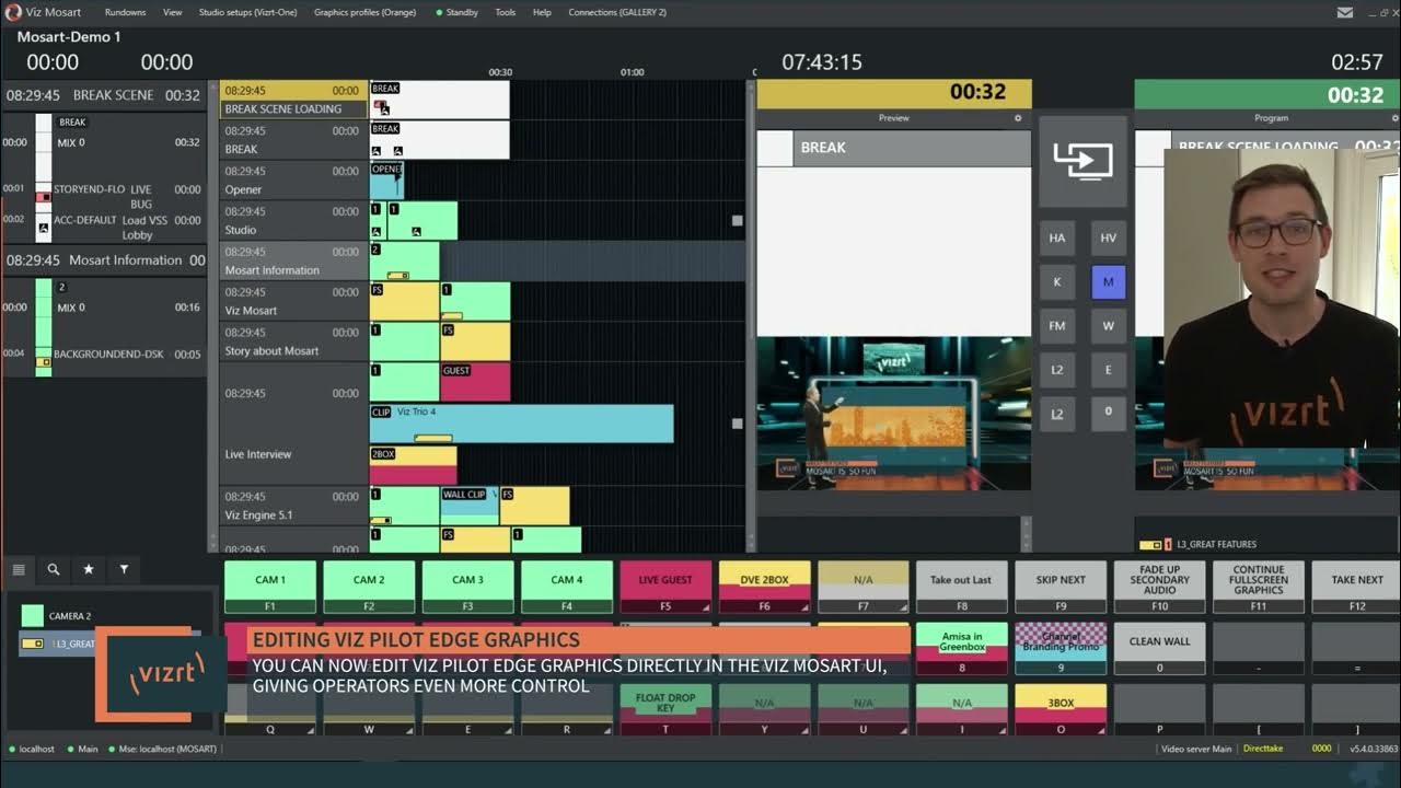 Viz Minute - Editing Viz Pilot Edge Graphics in Viz Mosart - YouTube