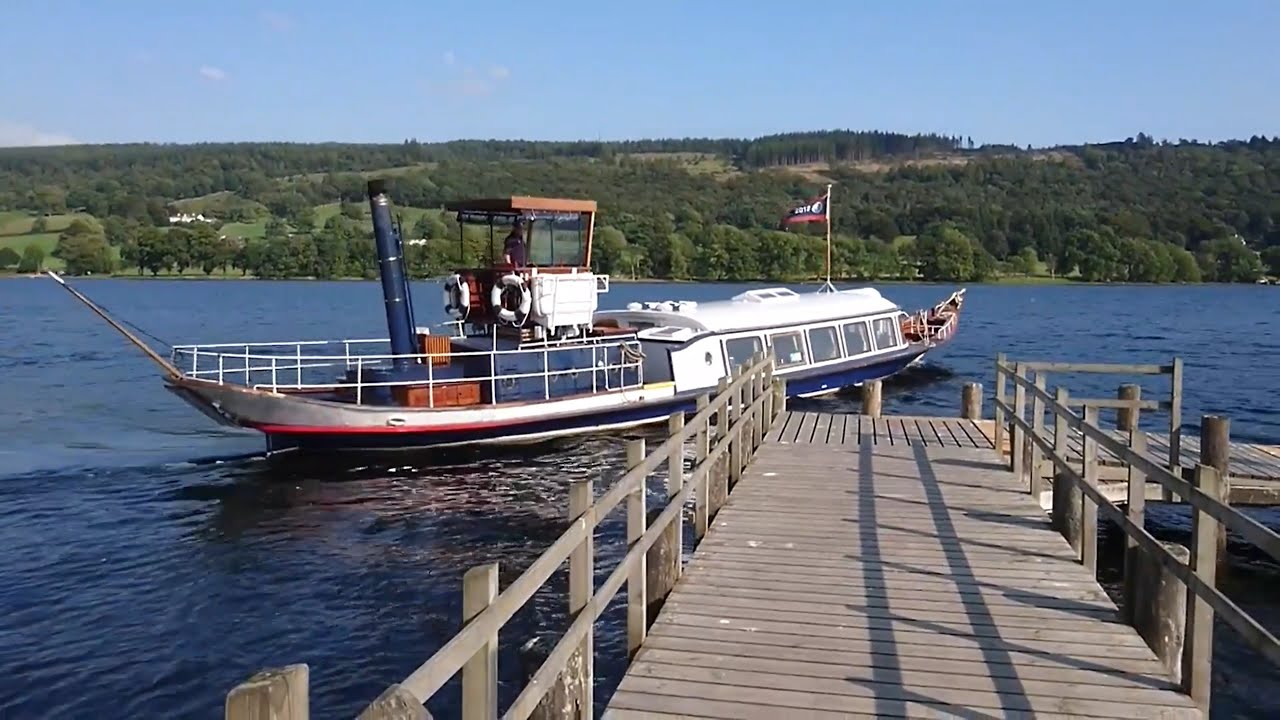 052. National Trust’s Steam Yacht ‘Gondola’ is put to Bed on Coniston ...