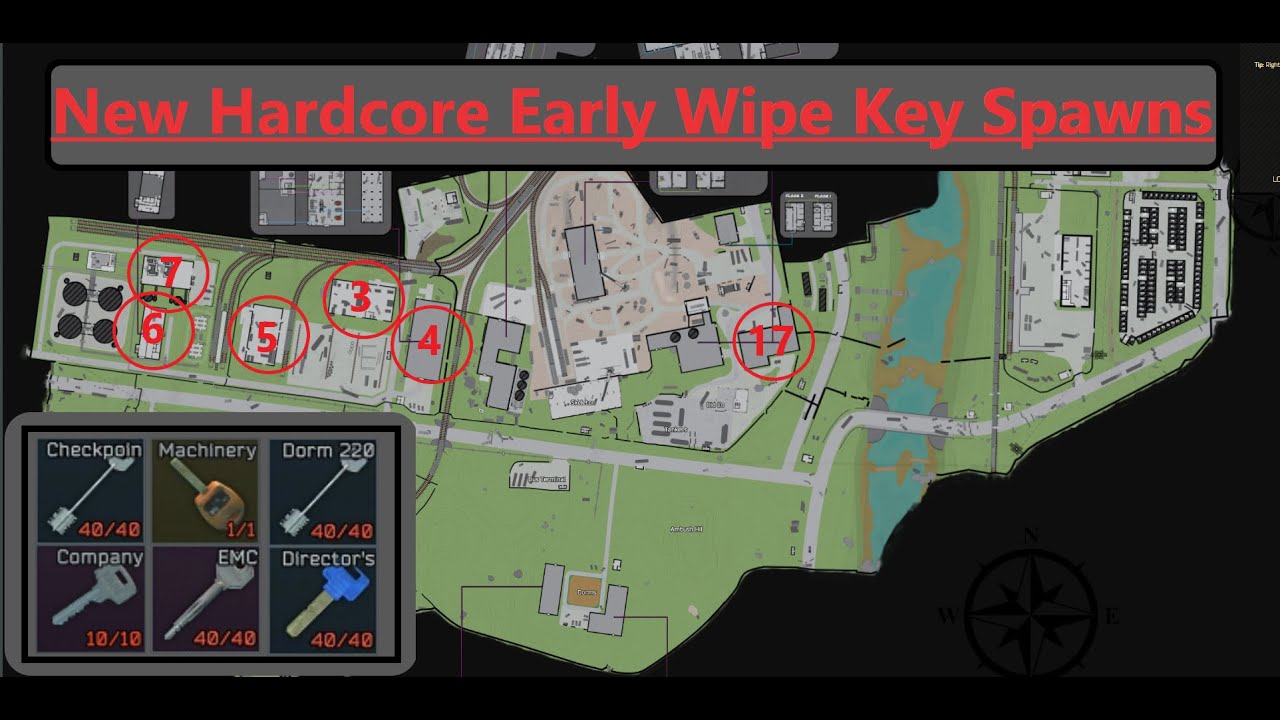 HARDCORE WIPE CUSTOMS KEY SPAWNS! - YouTube