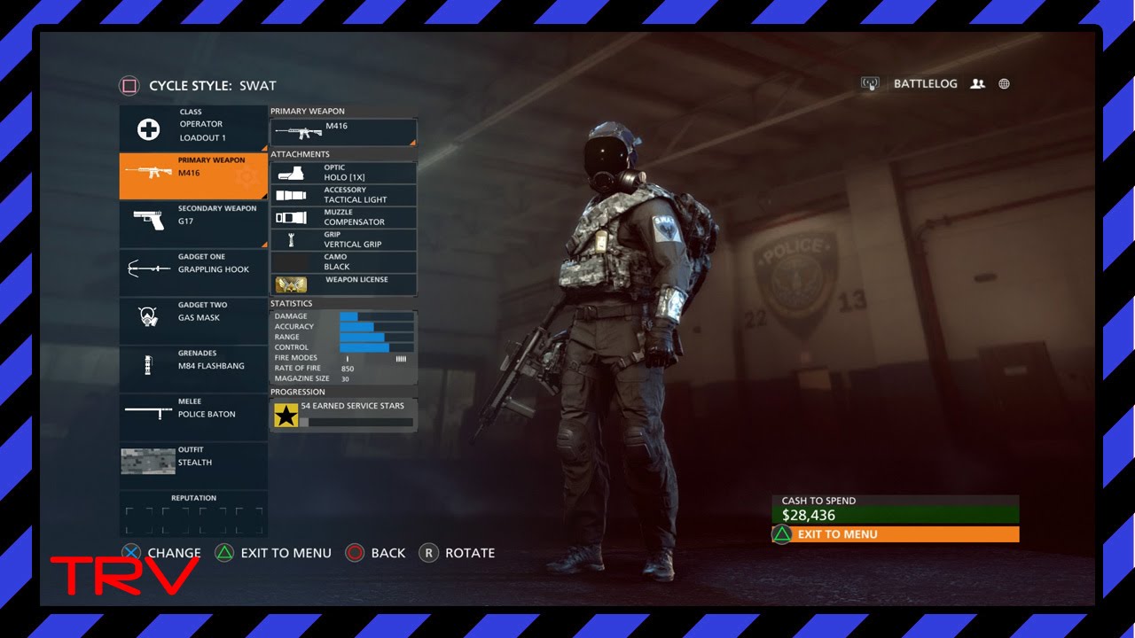 Battlefield Hardline Loadout: SWAT Officer - YouTube