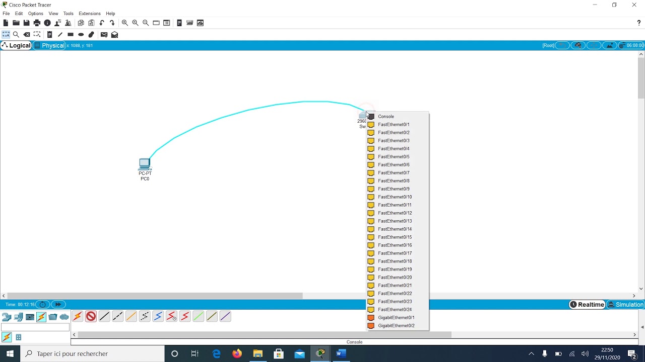 27- Configuration basic de switch (arabic) - YouTube