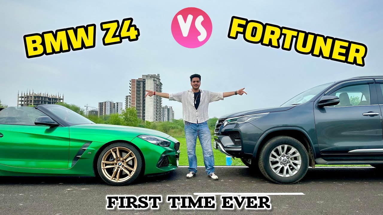 FORTUNER vs BMW Z4 🔥 First Time Ever 😍 Shocking Results 😰 - YouTube