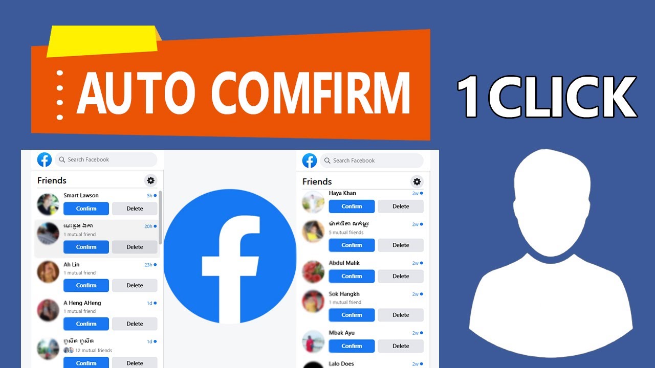 How To Auto Confirm All Friend Requests on Facebook - YouTube