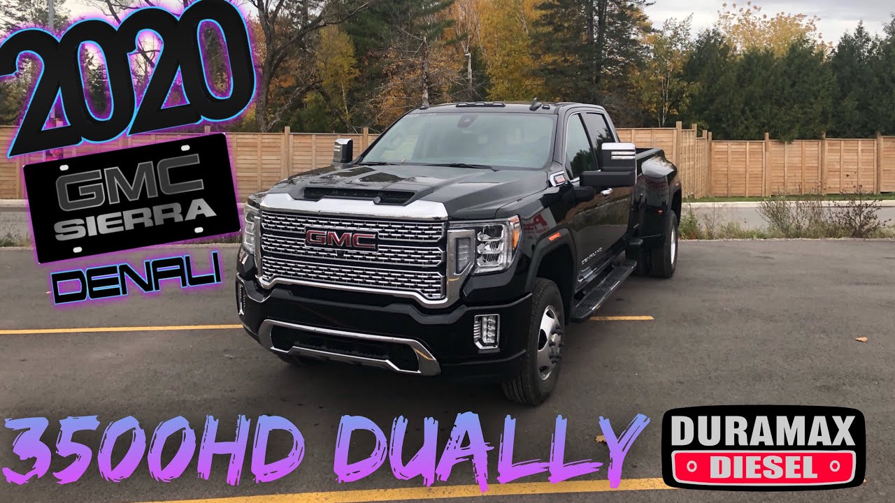 GMC SIERRA DENALI 3500HD DURAMAX DUALLY - YouTube