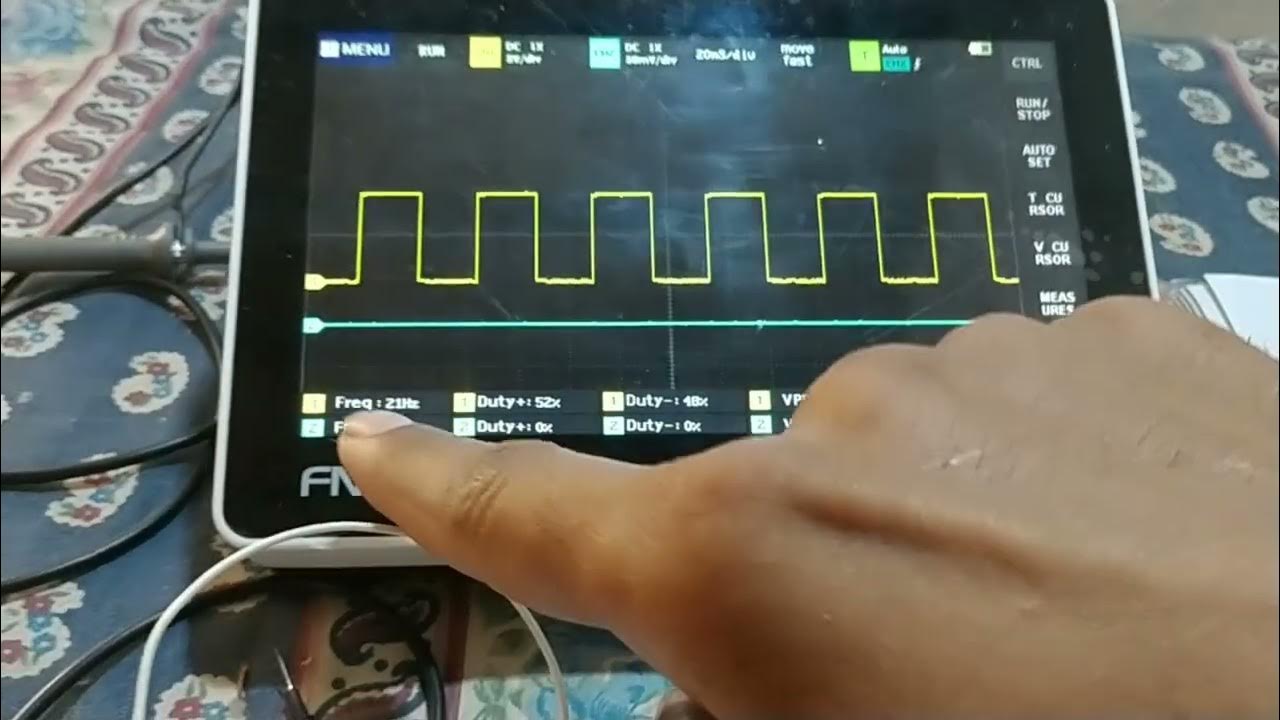 Square wave generator using LM555 timer IC (Arduino) - YouTube