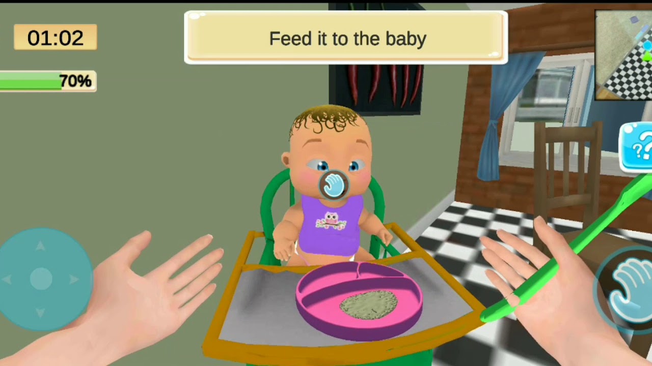 Mother simulator android gameplay part 2 - YouTube