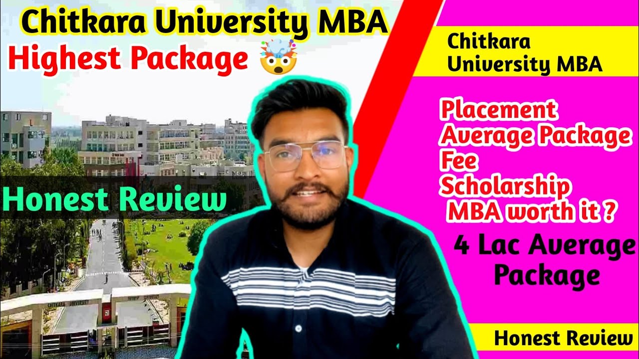 Chitkara University | MBA | Placements | Average Package | Faculty ...