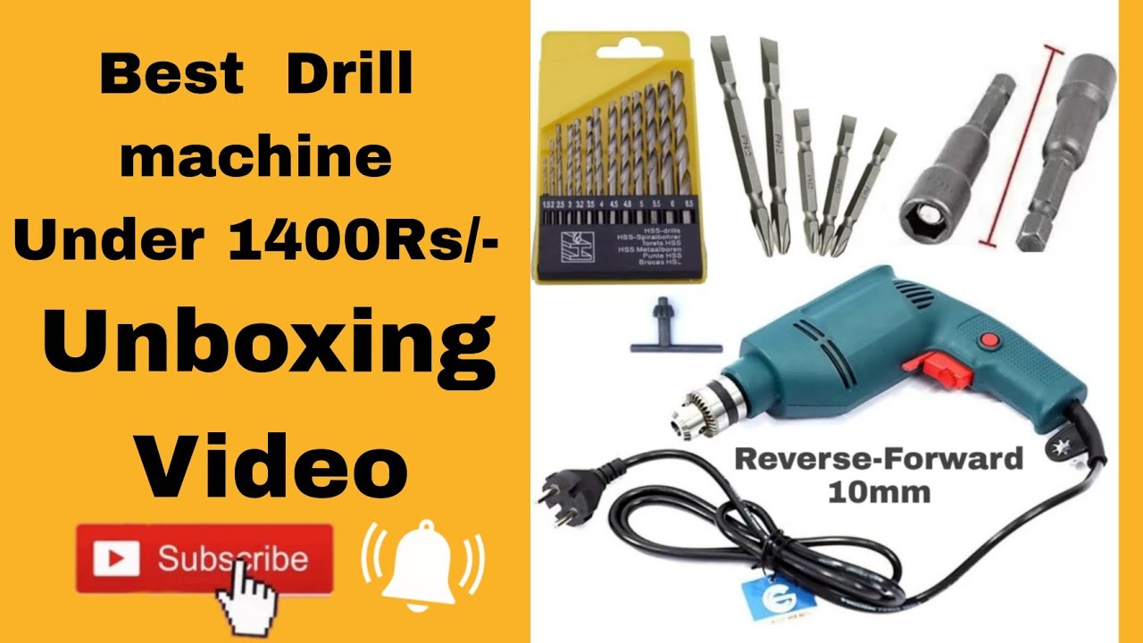 Reverse Forward Heavy Duty Drill machine | Unboxing Video | Review ...