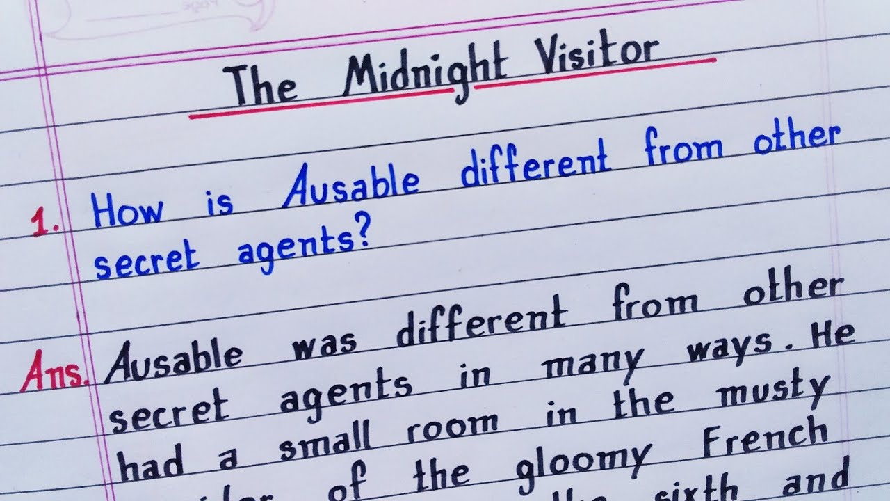 How is Ausable different from other secret agents?| The Midnight ...