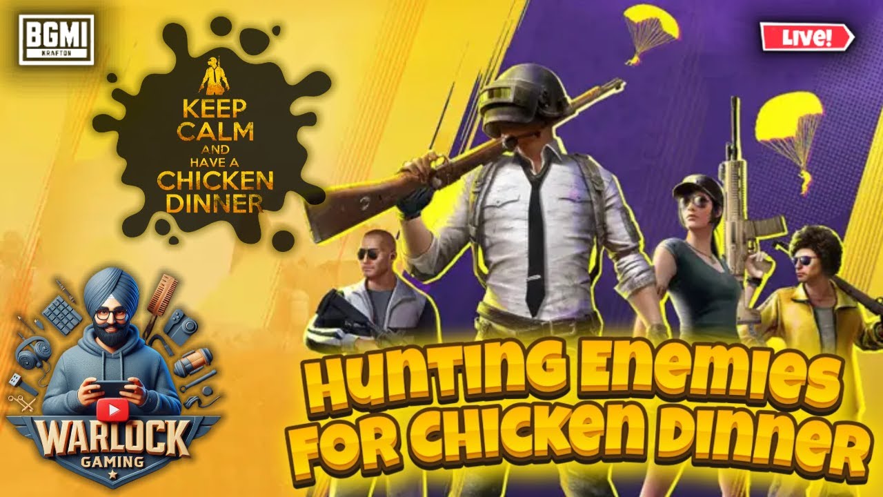 Hunting Enemies for Chicken Dinner | WARLOCK GAMING | #bgmi #bgmilive # ...