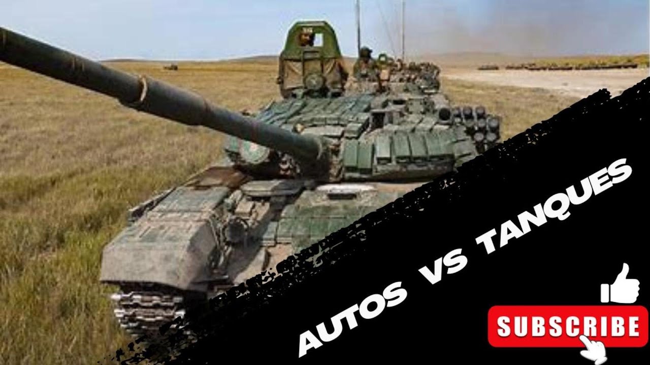 Pelea épica de autos vs tanques - YouTube