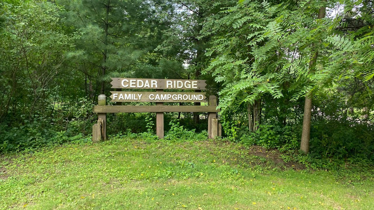 Camping: Whitepines State Park Illinois cedar ridge campground - YouTube