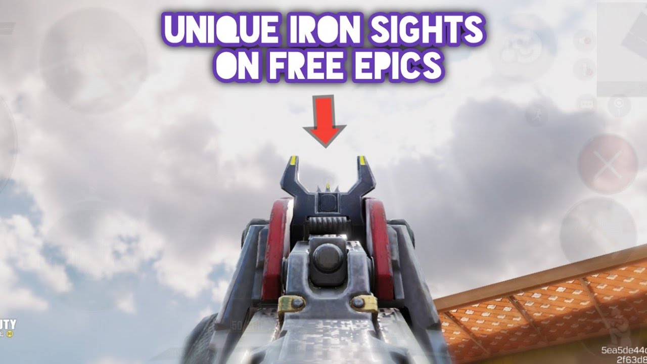 Top 5 FREE EPIC WEAPONS with Unique Iron sight!! | COD Mobile - YouTube