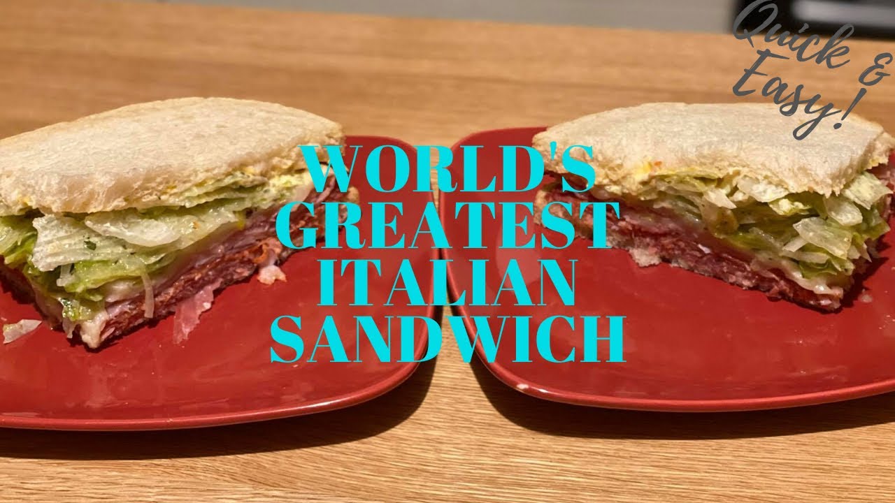 World's Greatest Italian Sandwich | Cooking With Patrick Episode 1 ...