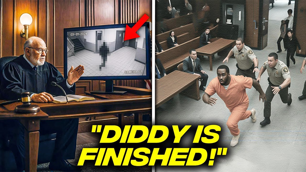 Diddy Tries To ESCAPE Courtroom After Judge Plays CCTV Footage! - YouTube